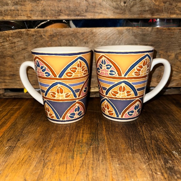Block Basics | Dining | Vintage Block Basics Canyon 2 Mugs Morag Benepe ...